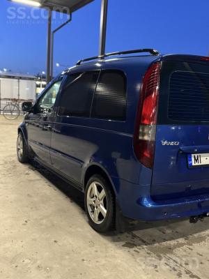Blue Mercedes-Benz Vaneo 2003 in Liepaja, with an engine capacity of 1.70 L and mileage of 325 thousand km for 950 €, photo 6 on AUTOMOTO.COM.LV