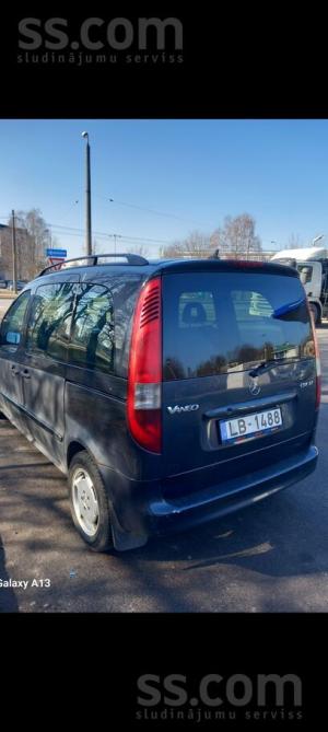 Blue Mercedes-Benz Vaneo 2002 in Riga, with an engine capacity of 1.70 L and mileage of 318 thousand km for 1000 €, photo 5 on AUTOMOTO.COM.LV