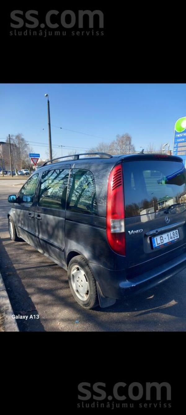Zils Mercedes-Benz Vaneo 2002 Rīga, ar dzinēja tilpumu 1.70 L un nobraukumu 318 tūkst. km par 1000 €, foto 8 vietnē AUTOMOTO.COM.LV