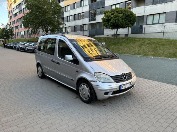 Grey Mercedes-Benz Vaneo 2003 in Vilnius, with an engine capacity of 1.70 L and mileage of 288 thousand km for 750 €, photo 1 on AUTOMOTO.COM.LV