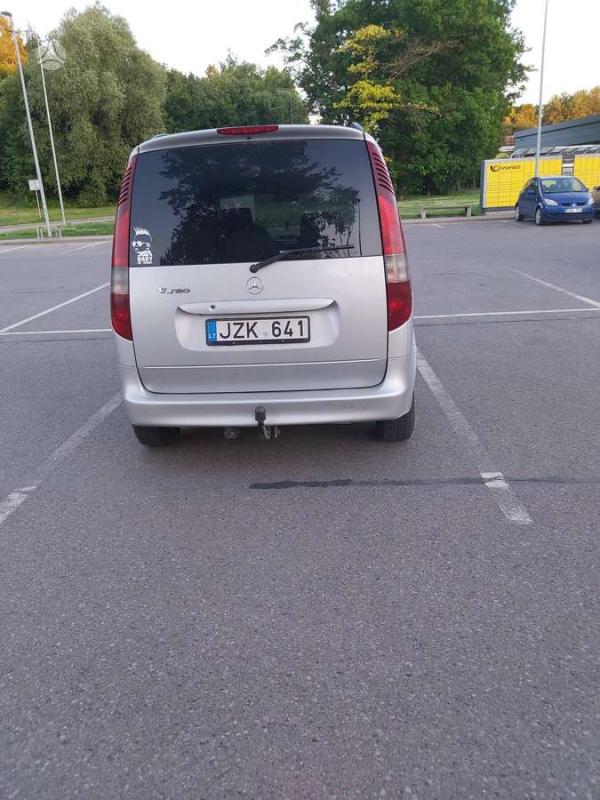 Grey Mercedes-Benz Vaneo 2004 in Vilnius, with an engine capacity of 1.69 L and mileage of 360 thousand km for 1750 €, photo 3 on AUTOMOTO.COM.LV
