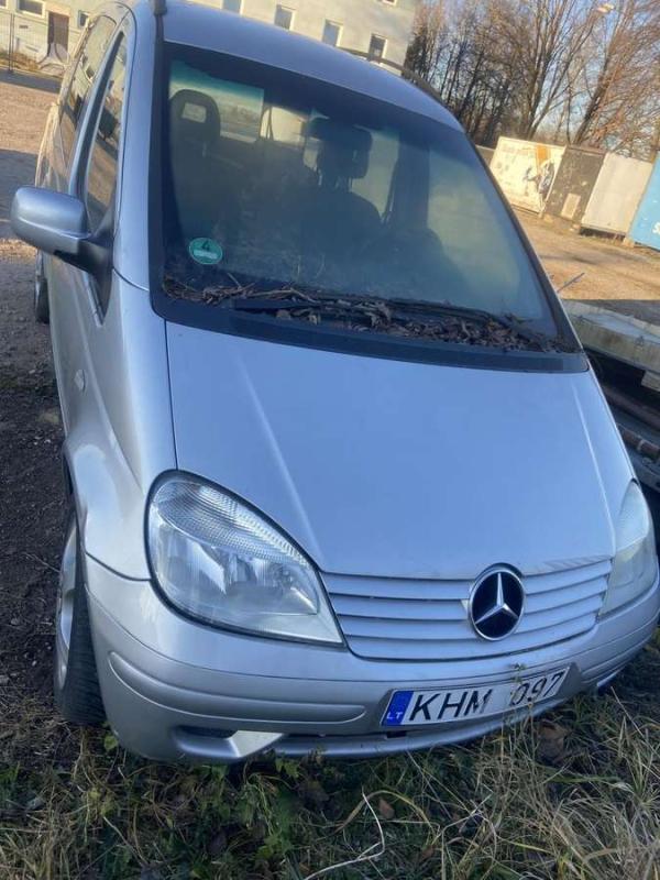 Grey Mercedes-Benz Vaneo 2005 in Kaisiadorys, with an engine capacity of 1.69 L and mileage of 4294967 thousand km for 850 €, photo 2 on AUTOMOTO.COM.LV