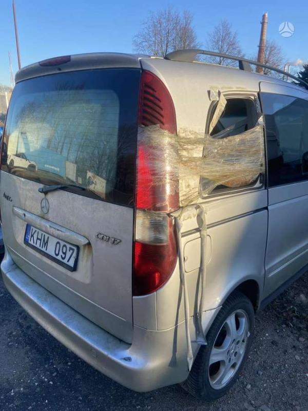 Grey Mercedes-Benz Vaneo 2005 in Kaisiadorys, with an engine capacity of 1.69 L and mileage of 4294967 thousand km for 850 €, photo 3 on AUTOMOTO.COM.LV