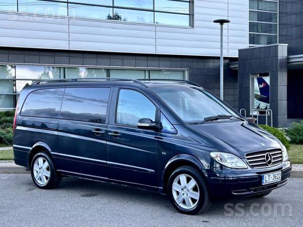 Черный Мерседес Виано 2006 в Рига, объемом двигателя 3.00 л и пробегом 388 тыс. км за 4750 €, фото 2 на AUTOMOTO.COM.LV