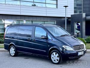 Black Mercedes-Benz Viano 2006 in Riga, with an engine capacity of 3.00 L and mileage of 388 thousand km for 4750 €, photo 3 on AUTOMOTO.COM.LV