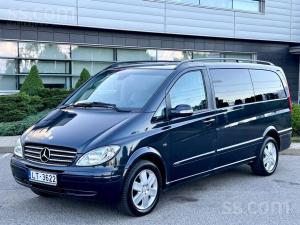 Black Mercedes-Benz Viano 2006 in Riga, with an engine capacity of 3.00 L and mileage of 388 thousand km for 4750 €, photo 8 on AUTOMOTO.COM.LV