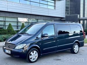Black Mercedes-Benz Viano 2006 in Riga, with an engine capacity of 3.00 L and mileage of 388 thousand km for 4750 €, photo 9 on AUTOMOTO.COM.LV