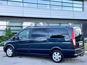 Black Mercedes-Benz Viano 2006 in Riga, with an engine capacity of 3.00 L and mileage of 388 thousand km for 4750 €, photo 11 on AUTOMOTO.COM.LV