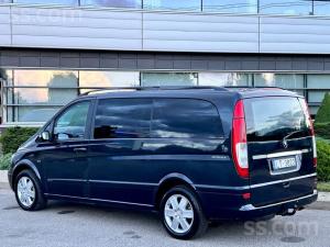 Black Mercedes-Benz Viano 2006 in Riga, with an engine capacity of 3.00 L and mileage of 388 thousand km for 4750 €, photo 12 on AUTOMOTO.COM.LV
