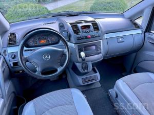 Black Mercedes-Benz Viano 2006 in Riga, with an engine capacity of 3.00 L and mileage of 388 thousand km for 4750 €, photo 14 on AUTOMOTO.COM.LV