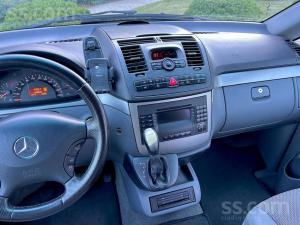 Black Mercedes-Benz Viano 2006 in Riga, with an engine capacity of 3.00 L and mileage of 388 thousand km for 4750 €, photo 24 on AUTOMOTO.COM.LV