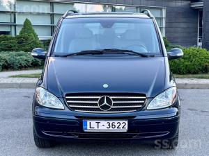 Black Mercedes-Benz Viano 2006 in Riga, with an engine capacity of 3.00 L and mileage of 388 thousand km for 4750 €, photo 27 on AUTOMOTO.COM.LV