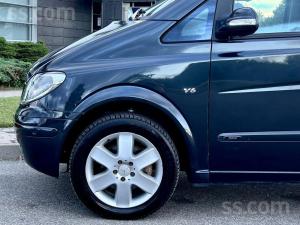 Black Mercedes-Benz Viano 2006 in Riga, with an engine capacity of 3.00 L and mileage of 388 thousand km for 4750 €, photo 28 on AUTOMOTO.COM.LV