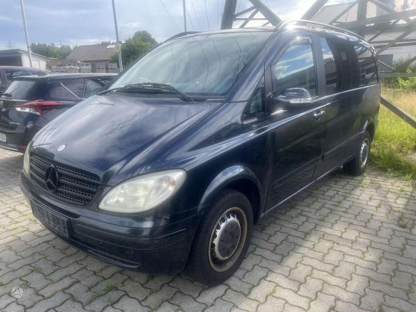 Black Mercedes-Benz Viano 2004 in Marijampole, with an engine capacity of 2.20 L and mileage of 230 thousand km for 2950 €, photo 1 on AUTOMOTO.COM.LV