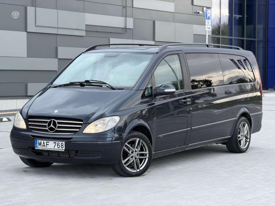 Melns Mercedes-Benz Viano 2004 Šauļi, ar dzinēja tilpumu 2.20 L un nobraukumu 230 tūkst. km par 5400 €, foto 1 vietnē AUTOMOTO.COM.LV