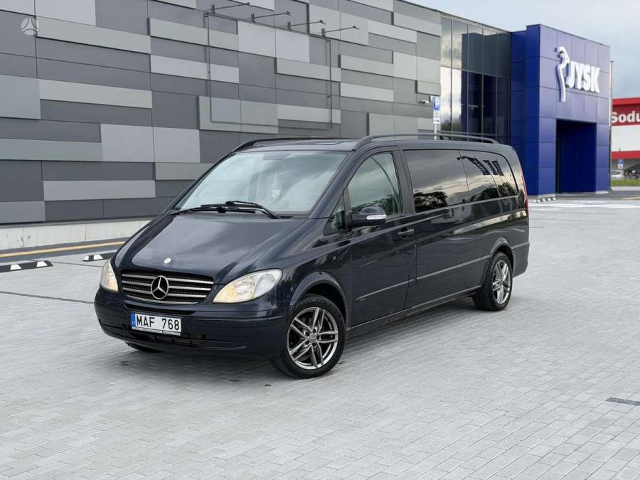 Melns Mercedes-Benz Viano 2004 Šauļi, ar dzinēja tilpumu 2.20 L un nobraukumu 230 tūkst. km par 5400 €, foto 3 vietnē AUTOMOTO.COM.LV