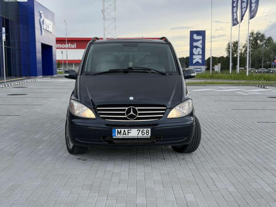 Melns Mercedes-Benz Viano 2004 Šauļi, ar dzinēja tilpumu 2.20 L un nobraukumu 230 tūkst. km par 5400 €, foto 5 vietnē AUTOMOTO.COM.LV