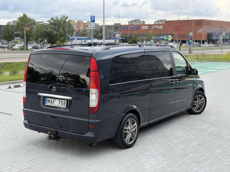 Melns Mercedes-Benz Viano 2004 Šauļi, ar dzinēja tilpumu 2.20 L un nobraukumu 230 tūkst. km par 5400 €, foto 10 vietnē AUTOMOTO.COM.LV