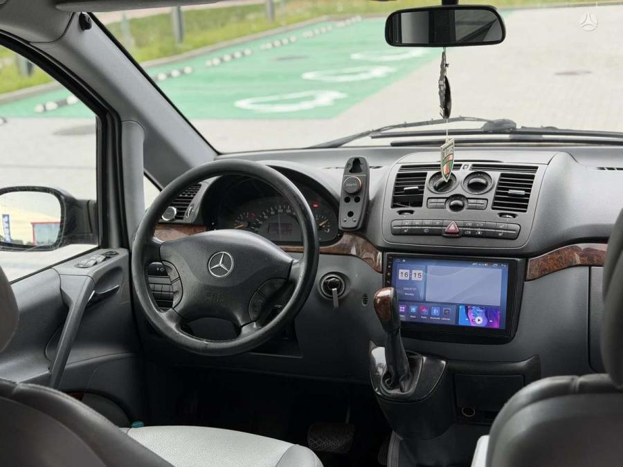 Melns Mercedes-Benz Viano 2004 Šauļi, ar dzinēja tilpumu 2.20 L un nobraukumu 230 tūkst. km par 5400 €, foto 18 vietnē AUTOMOTO.COM.LV