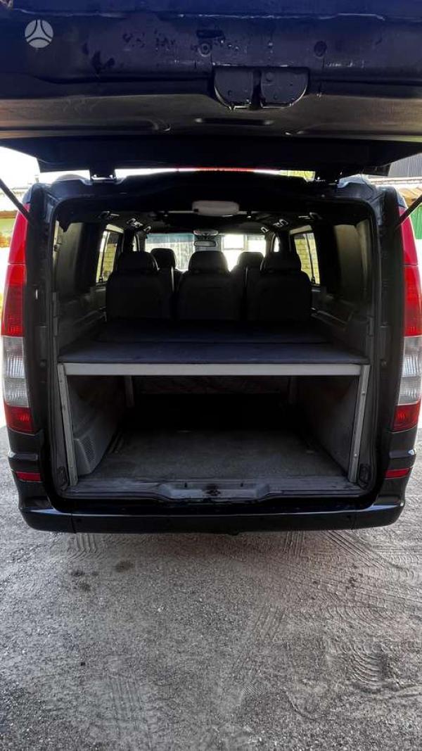Melns Mercedes-Benz Viano 2005 Plungė, ar dzinēja tilpumu 2.15 L un nobraukumu 280 tūkst. km par 5599 €, foto 5 vietnē AUTOMOTO.COM.LV
