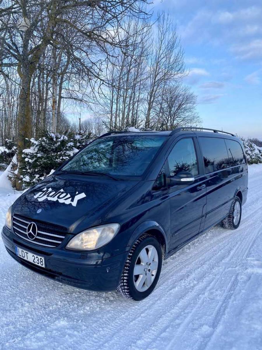 Melns Mercedes-Benz Viano 2008 Kelmė, ar dzinēja tilpumu 3.00 L un nobraukumu 350 tūkst. km par 7100 €, foto 2 vietnē AUTOMOTO.COM.LV
