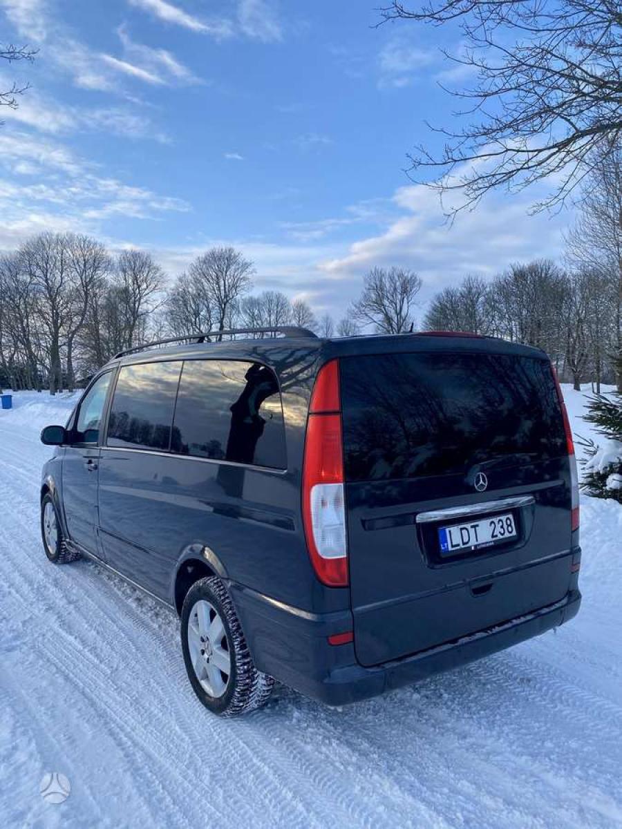 Melns Mercedes-Benz Viano 2008 Kelmė, ar dzinēja tilpumu 3.00 L un nobraukumu 350 tūkst. km par 7100 €, foto 3 vietnē AUTOMOTO.COM.LV