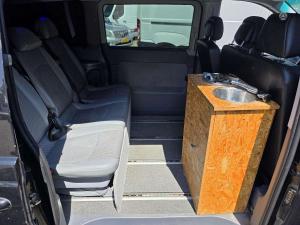 Black Mercedes-Benz Viano 2008 in Telschi, with an engine capacity of 2.99 L and mileage of 358 thousand km for 4700 €, photo 10 on AUTOMOTO.COM.LV