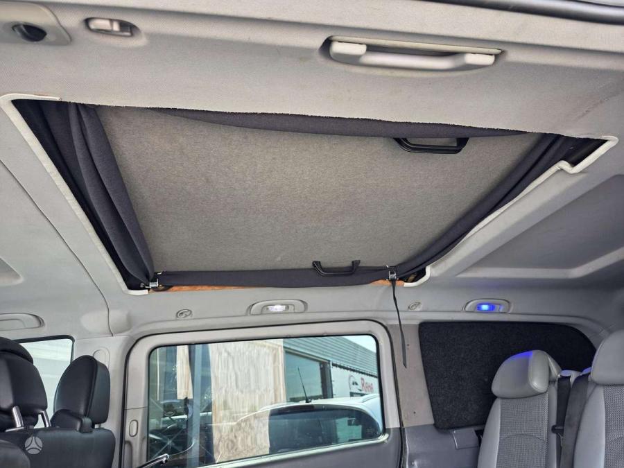 Black Mercedes-Benz Viano 2008 in Telschi, with an engine capacity of 2.99 L and mileage of 358 thousand km for 4700 €, photo 11 on AUTOMOTO.COM.LV