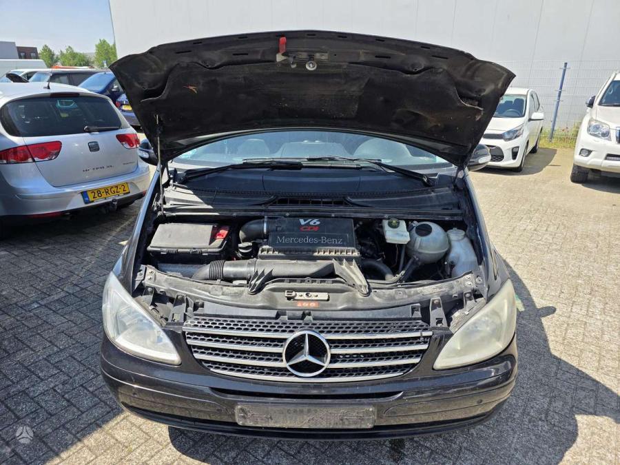 Black Mercedes-Benz Viano 2008 in Telschi, with an engine capacity of 2.99 L and mileage of 358 thousand km for 4700 €, photo 14 on AUTOMOTO.COM.LV
