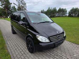 Black Mercedes-Benz Viano 2008 in Telschi, with an engine capacity of 2.99 L and mileage of 358 thousand km for 5450 €, photo 3 on AUTOMOTO.COM.LV