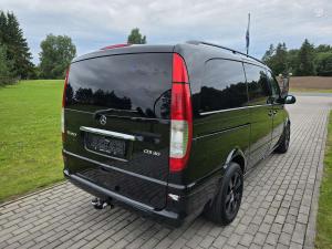 Black Mercedes-Benz Viano 2008 in Telschi, with an engine capacity of 2.99 L and mileage of 358 thousand km for 5450 €, photo 4 on AUTOMOTO.COM.LV