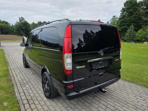 Black Mercedes-Benz Viano 2008 in Telschi, with an engine capacity of 2.99 L and mileage of 358 thousand km for 5450 €, photo 5 on AUTOMOTO.COM.LV