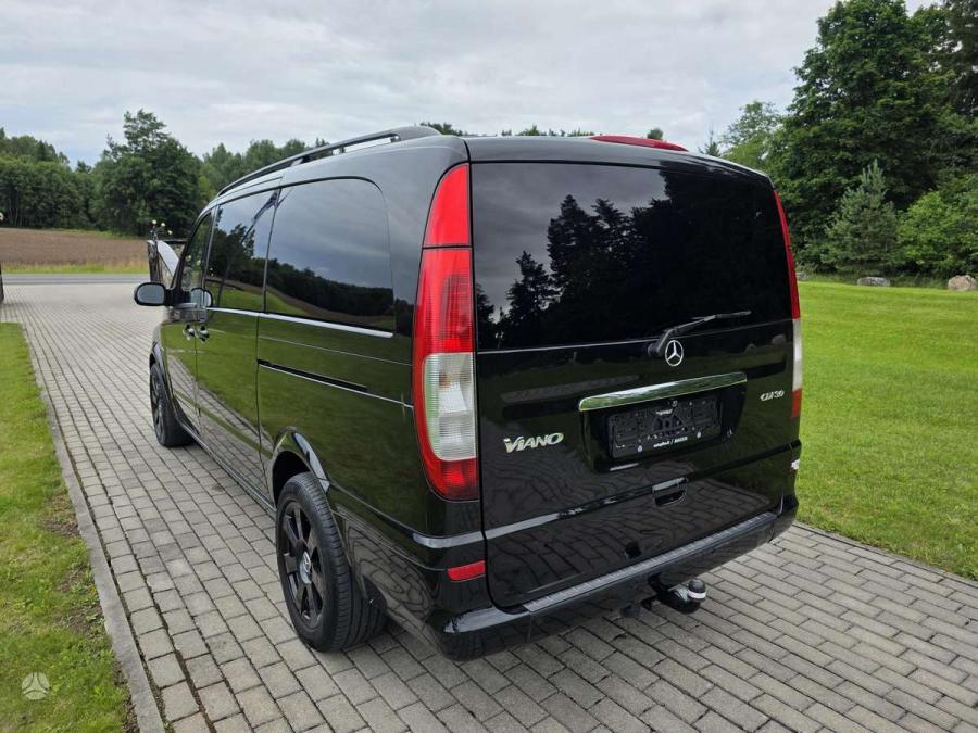 Black Mercedes-Benz Viano 2008 in Telschi, with an engine capacity of 2.99 L and mileage of 358 thousand km for 5450 €, photo 5 on AUTOMOTO.COM.LV