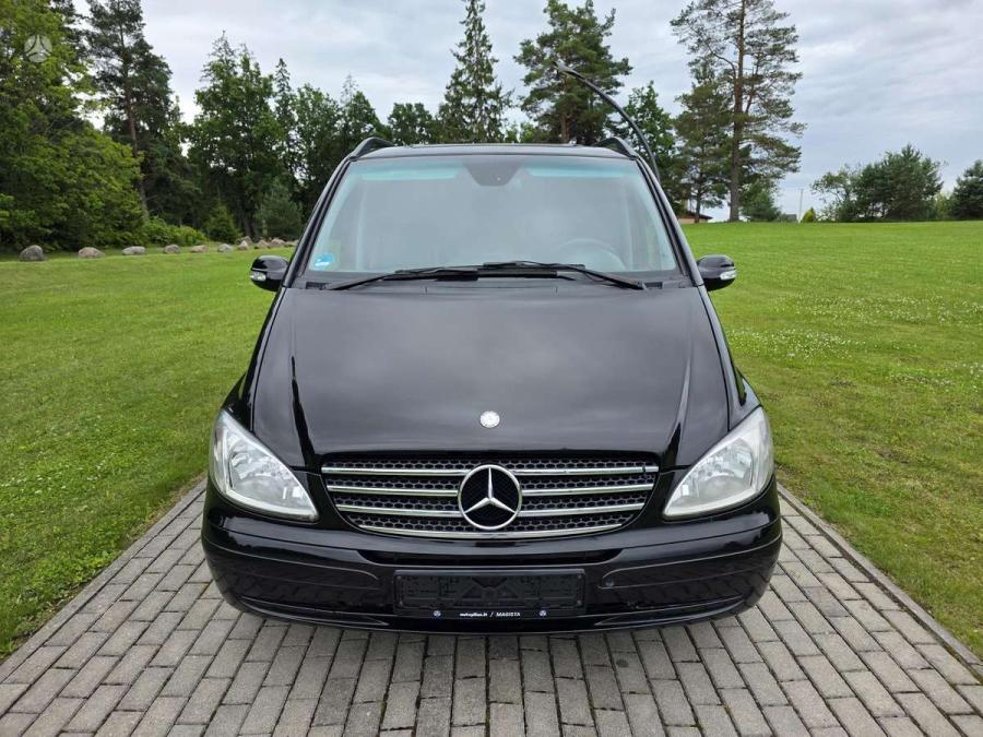 Black Mercedes-Benz Viano 2008 in Telschi, with an engine capacity of 2.99 L and mileage of 358 thousand km for 5450 €, photo 6 on AUTOMOTO.COM.LV