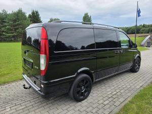 Black Mercedes-Benz Viano 2008 in Telschi, with an engine capacity of 2.99 L and mileage of 358 thousand km for 5450 €, photo 10 on AUTOMOTO.COM.LV