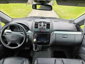 Black Mercedes-Benz Viano 2008 in Telschi, with an engine capacity of 2.99 L and mileage of 358 thousand km for 5450 €, photo 26 on AUTOMOTO.COM.LV