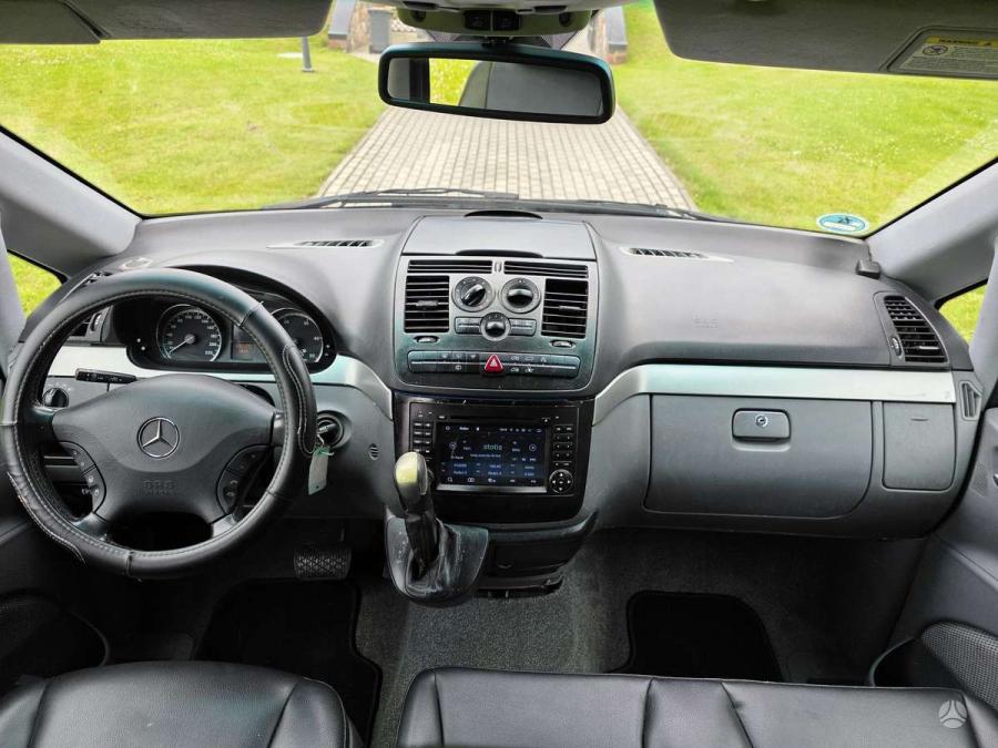 Black Mercedes-Benz Viano 2008 in Telschi, with an engine capacity of 2.99 L and mileage of 358 thousand km for 5450 €, photo 26 on AUTOMOTO.COM.LV