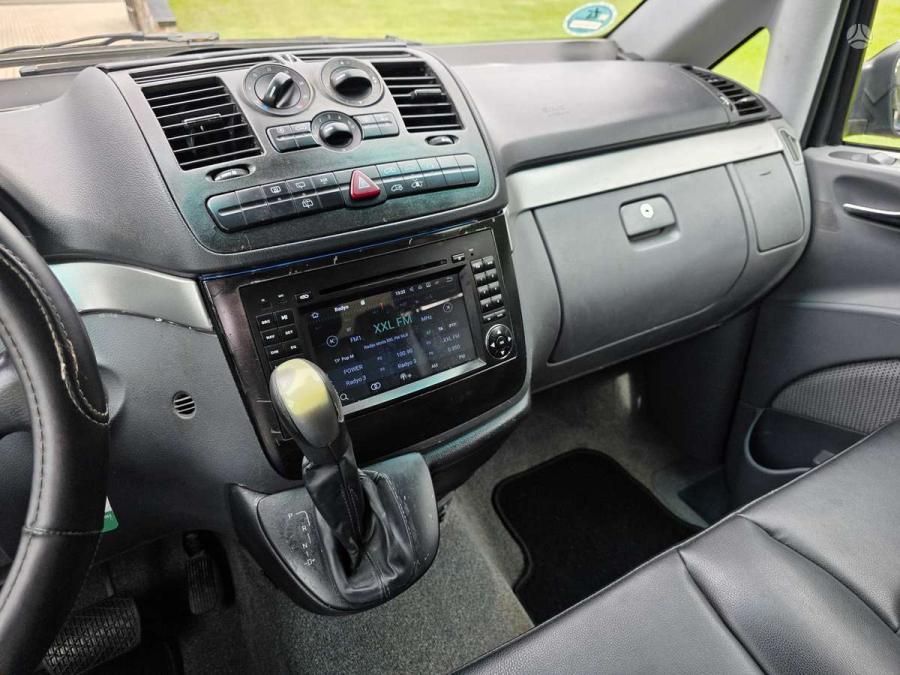 Black Mercedes-Benz Viano 2008 in Telschi, with an engine capacity of 2.99 L and mileage of 358 thousand km for 5450 €, photo 32 on AUTOMOTO.COM.LV