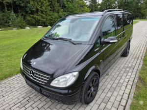 Black Mercedes-Benz Viano 2008 in Telschi, with an engine capacity of 2.99 L and mileage of 358 thousand km for 5450 €, photo 37 on AUTOMOTO.COM.LV