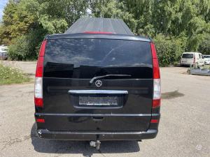 Black Mercedes-Benz Viano 2008 in Siauliai, with an engine capacity of 3.00 L and mileage of 530 thousand km for 6850 €, photo 5 on AUTOMOTO.COM.LV
