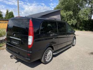 Black Mercedes-Benz Viano 2008 in Siauliai, with an engine capacity of 3.00 L and mileage of 530 thousand km for 6850 €, photo 6 on AUTOMOTO.COM.LV