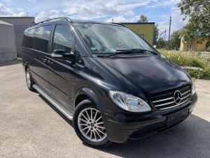 Black Mercedes-Benz Viano 2008 in Siauliai, with an engine capacity of 3.00 L and mileage of 530 thousand km for 6850 €, photo 11 on AUTOMOTO.COM.LV