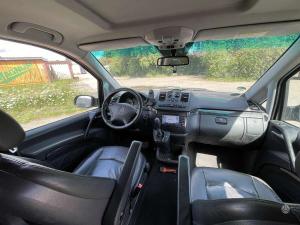 Black Mercedes-Benz Viano 2008 in Siauliai, with an engine capacity of 3.00 L and mileage of 530 thousand km for 6850 €, photo 16 on AUTOMOTO.COM.LV