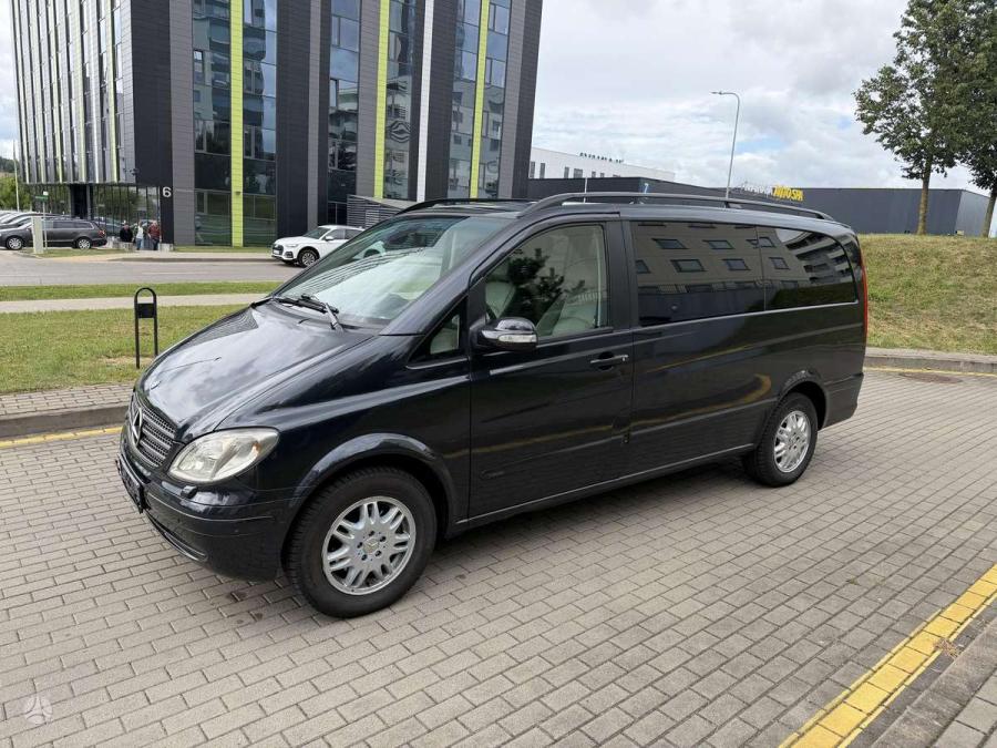 Melns Mercedes-Benz Viano 2008 Viļņa, ar dzinēja tilpumu 2.20 L un nobraukumu 275 tūkst. km par 4250 €, foto 3 vietnē AUTOMOTO.COM.LV
