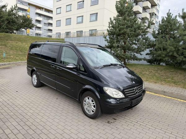 Melns Mercedes-Benz Viano 2008 Viļņa, ar dzinēja tilpumu 2.20 L un nobraukumu 275 tūkst. km par 4250 €, foto 5 vietnē AUTOMOTO.COM.LV