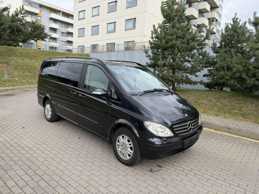 Melns Mercedes-Benz Viano 2008 Viļņa, ar dzinēja tilpumu 2.20 L un nobraukumu 275 tūkst. km par 4250 €, foto 5 vietnē AUTOMOTO.COM.LV