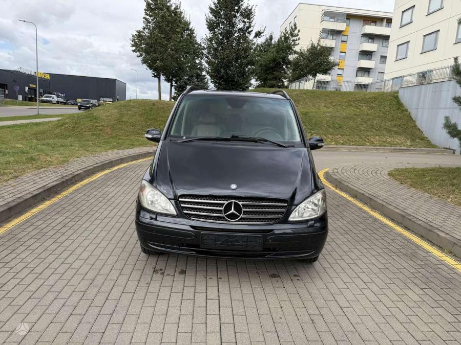 Melns Mercedes-Benz Viano 2008 Viļņa, ar dzinēja tilpumu 2.20 L un nobraukumu 275 tūkst. km par 4250 €, foto 6 vietnē AUTOMOTO.COM.LV