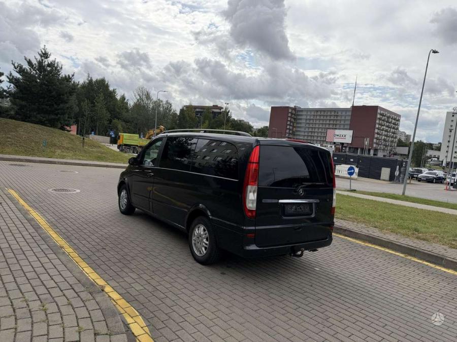 Melns Mercedes-Benz Viano 2008 Viļņa, ar dzinēja tilpumu 2.20 L un nobraukumu 275 tūkst. km par 4250 €, foto 15 vietnē AUTOMOTO.COM.LV