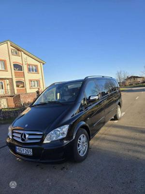 Black Mercedes-Benz Viano 2013 in Naujoji Akmene, with an engine capacity of 2.99 L and mileage of 289 thousand km for 15500 €, photo 3 on AUTOMOTO.COM.LV