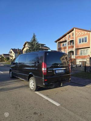 Black Mercedes-Benz Viano 2013 in Naujoji Akmene, with an engine capacity of 2.99 L and mileage of 289 thousand km for 15500 €, photo 6 on AUTOMOTO.COM.LV